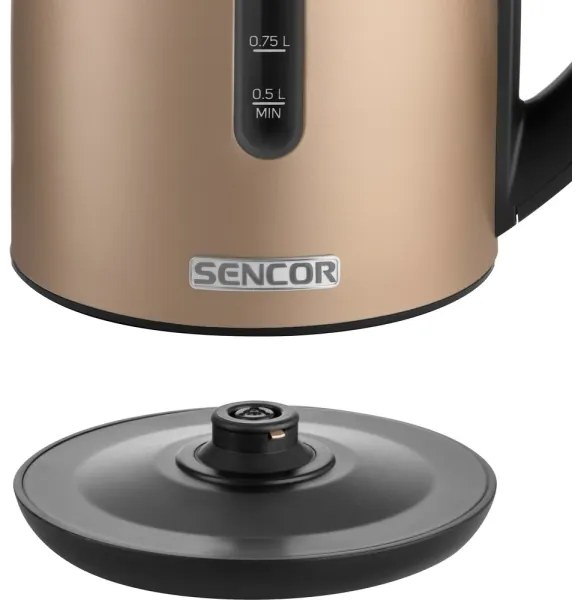 Sencor - Rychlovarná konvice s termoregulací 1,7 l 2150W/230V hnědá
