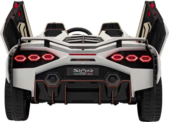 Elektrické autíčko Lamborghini SIAN bílé
