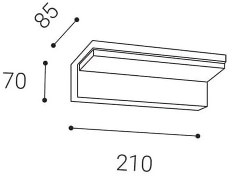LED2 - LED Venkovní svítidlo se senzorem HUGO LED/9W/230V IP54 3000K/4000K
