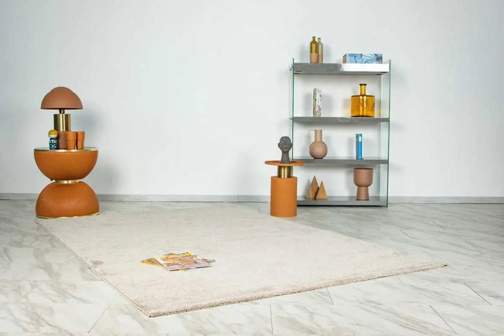 Lalee Kusový koberec Trendy Uni 400 Beige Rozměr koberce: 240 x 330 cm