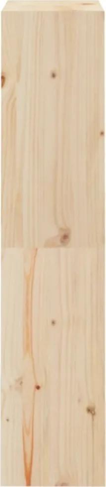 vidaXL Knihovna / dělicí stěna 60x30x135,5 cm masivní borovice [808168] Barva: medová hnědá