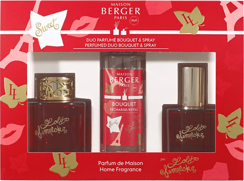 Maison Berger Paris Mini Duo sada difuzér a interiérový sprej s vůní Lolita Lempicka Sweet