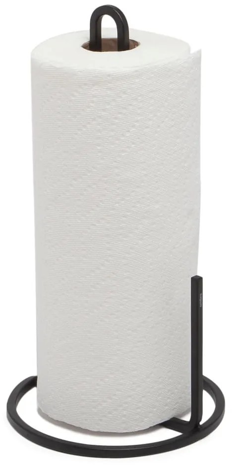 Černý ocelový držák na kuchyňské utěrky ø 17 cm Squire – Umbra