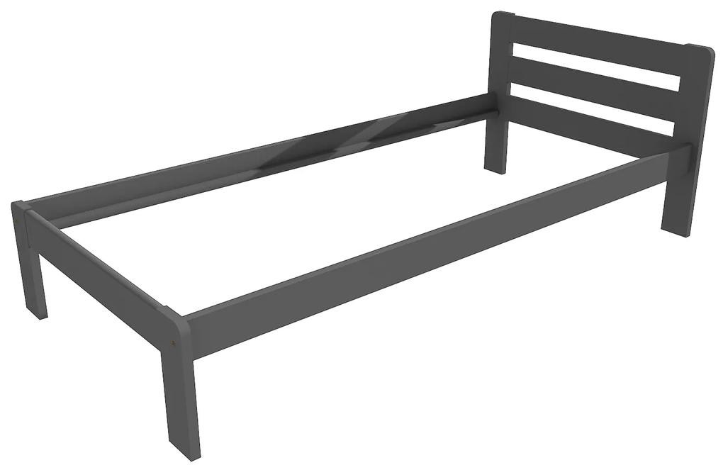 Vomaks Jednolůžková postel VMK002A Rozměr: 100 x 200 cm, Barva: barva šedá