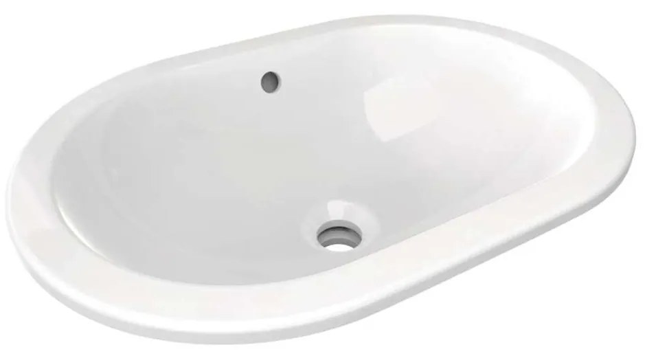 Ideal Standard Connect - Umyvadlo pod desku, 55x38 cm, s přepadem, bílá E504801