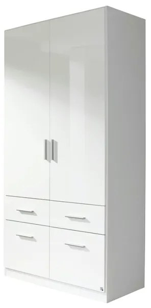 Sconto Šatní skříň CELIA 3120 bílá/vysoký lesk