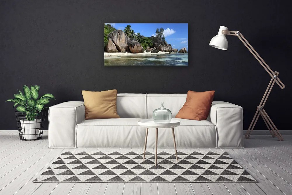 Obraz na plátně Skála Moře Krajina 120x60 cm