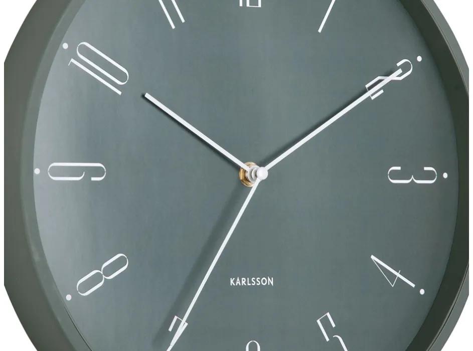 Designové nástěnné hodiny 5988GR Karlsson 30cm
