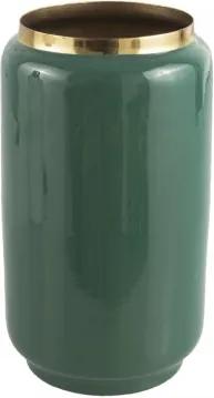 Kovová váza Flare zelená M Present time PT3365GR