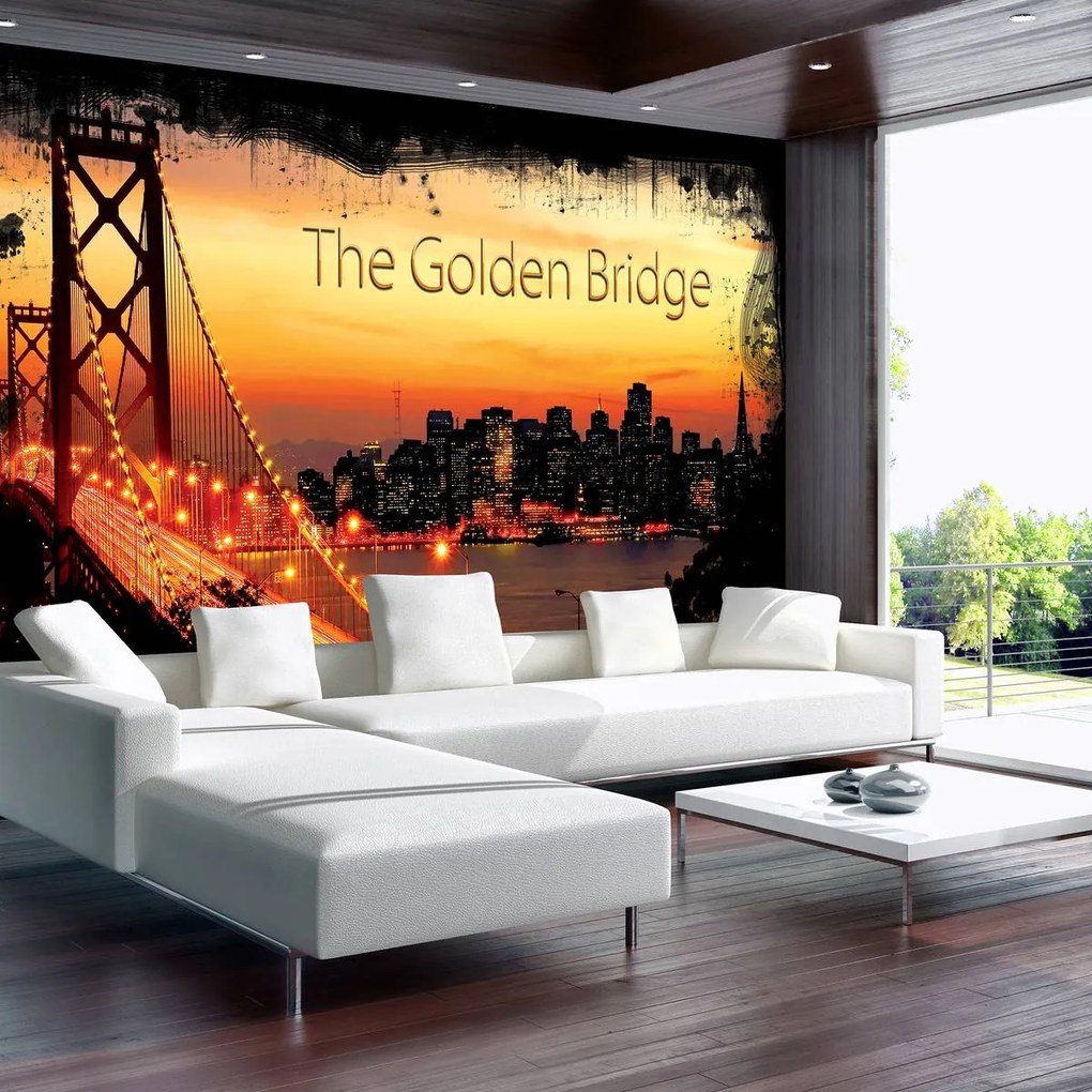 Fototapeta - Golden Gate Bridge City Urban (152,5x104 cm)