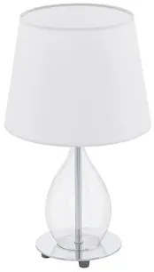Eglo 94682 RINEIRO textilní lampička E14 1X40W Lampy a lampičky na noční stolek