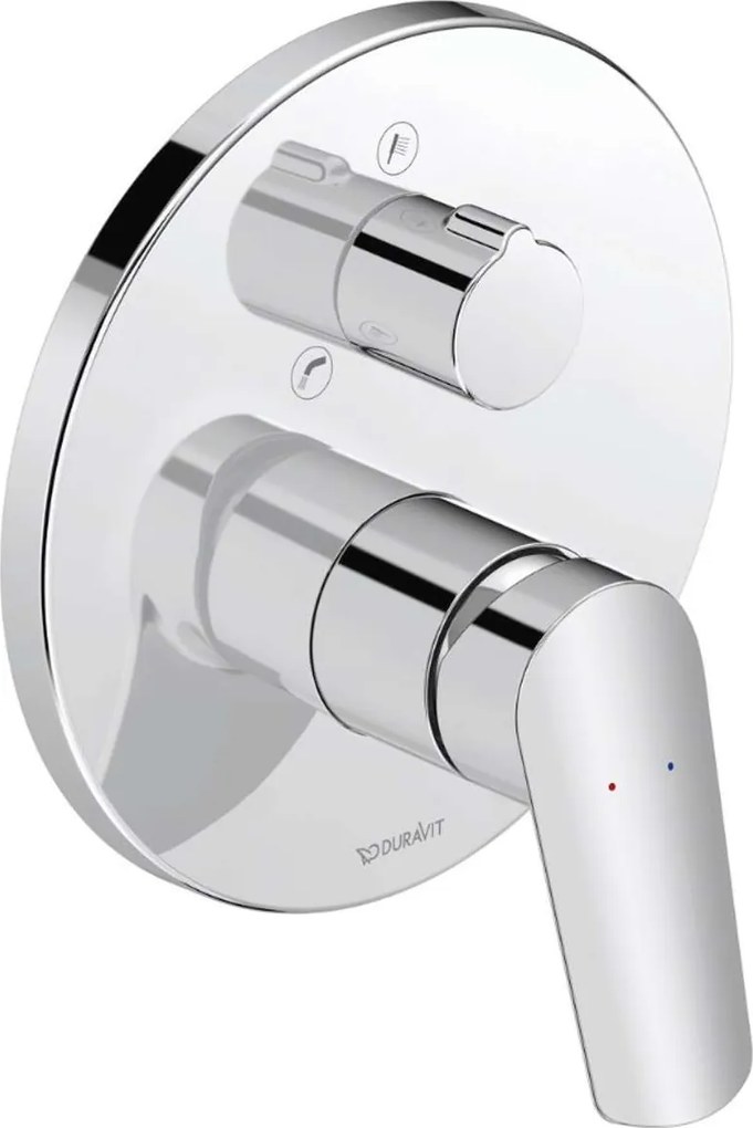 Duravit Duravit No.1 - Baterie pod omítku, pro 2 spotřebiče, chrom N15210018010