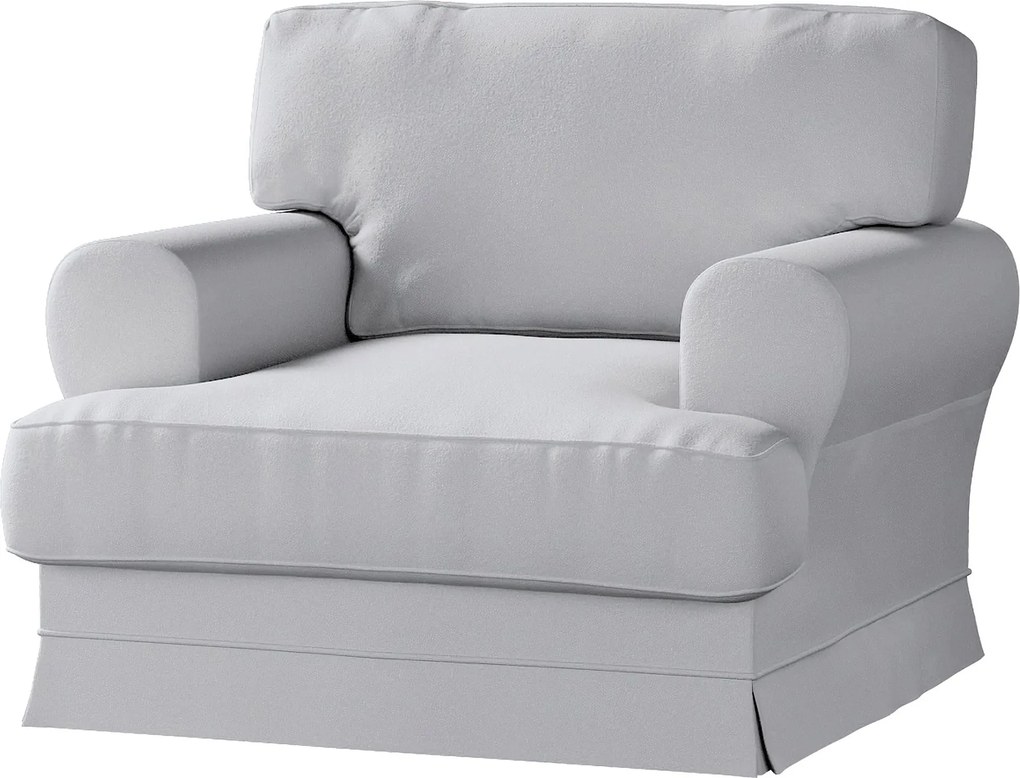 Potah na křeslo IKEA Ekeskog barva bílá látka pletený vzor