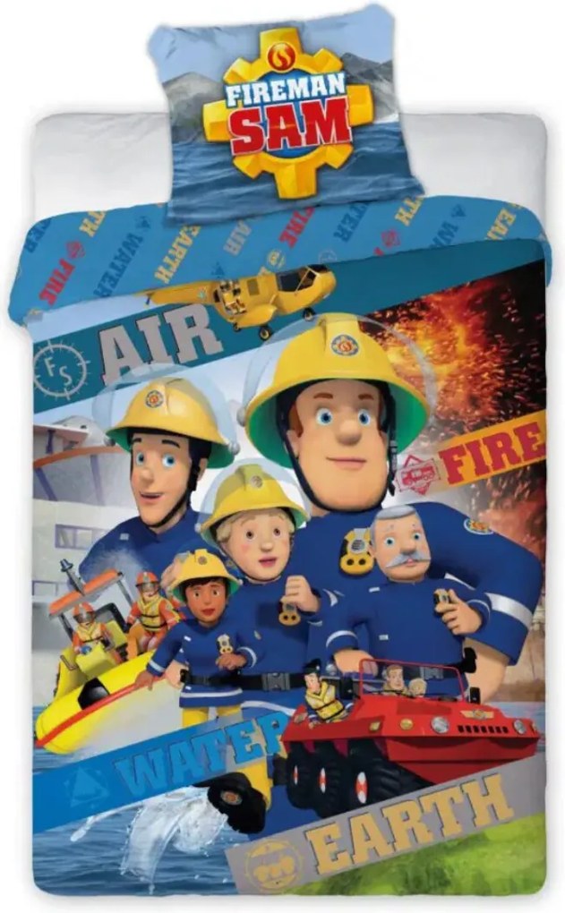 Povleceni Disney Sam Požárník 140x200cm+90x70 cm Faro