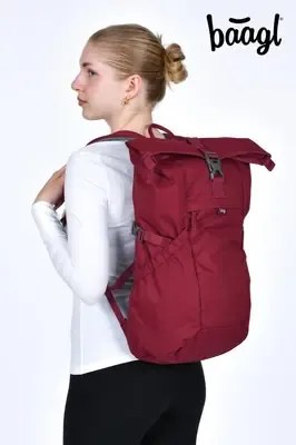 BAAGL Batoh Roll Burgundy