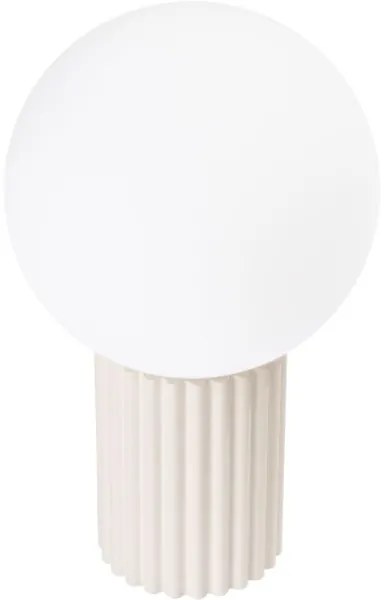Sollux SL.1721 - Stolní lampa HALO 1xG9/8W/230V pr. 12 cm krémová