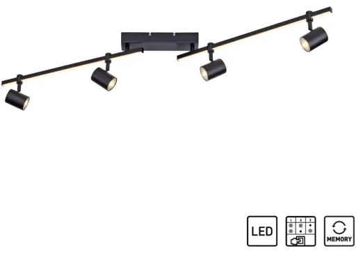 Paul Neuhaus 6525-18 - LED Bodové svítidlo BARIK 4xGU10/4,5W/230V + LED/10W