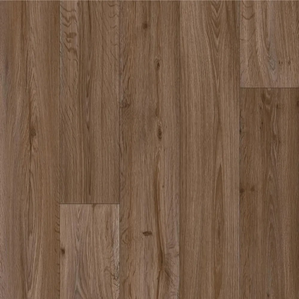 JUTEX PVC podlaha - lino ICONIK 280T Fumed oak medium brown ŠÍŘKA: 4 m, POUŽITÍ: Bytové