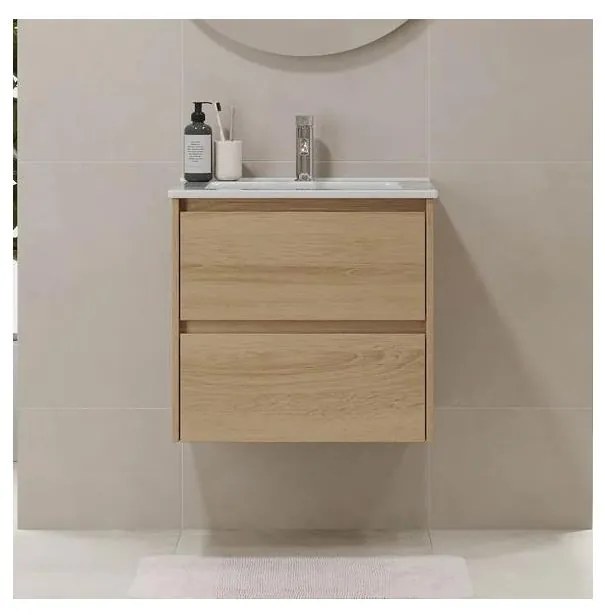 BATH DELUXE Koupelnová skříňka s umyvadlem LYKE 60 cm dub 77-060-11-86-00