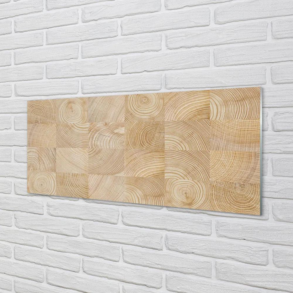 akrylový obraz Dřevo kostka obilí 120x60 cm