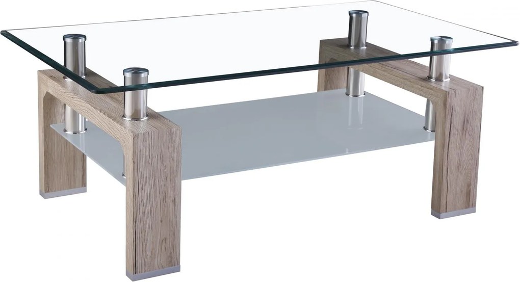 Konferenční stolek skleněný F050 san remo