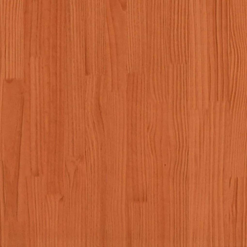 vidaXL Zahradní podnožka s poduškou masivní borové dřevo [844701] Barva: Bílá