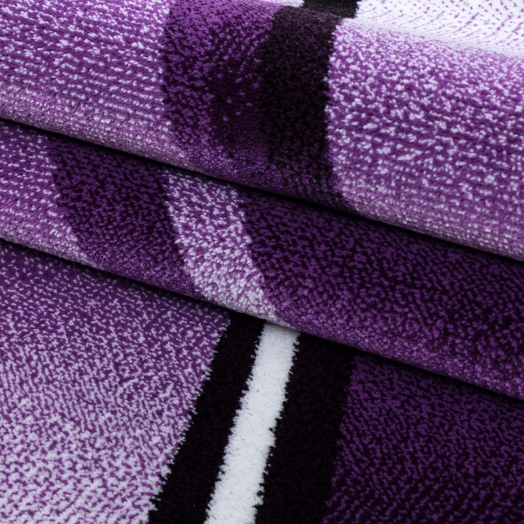 Ayyildiz, Kusový koberec Parma 9210 lila, 80x300, fialová, chodba / předsíň