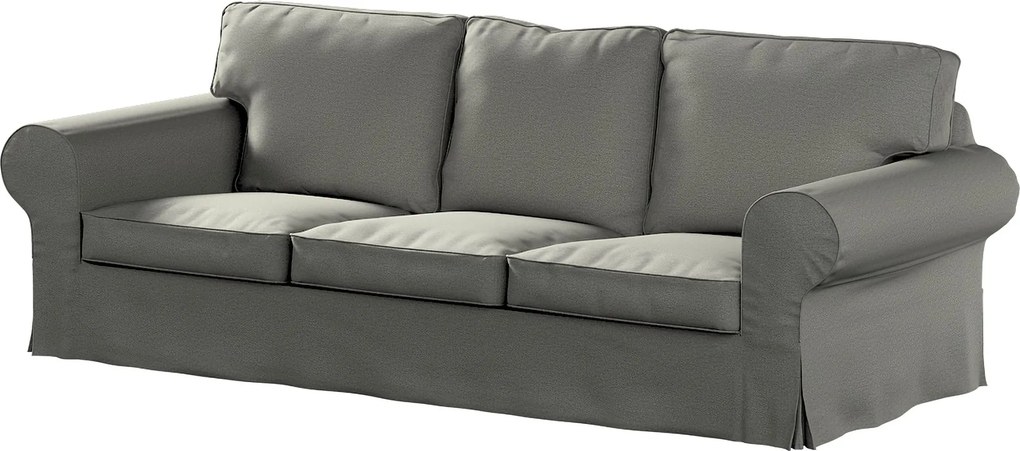 Potah na pohovku IKEA Ektorp 3-místná, nerozkládací barva šedá látka pletený vzor