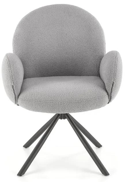 Jídelní židle K498 - šedá