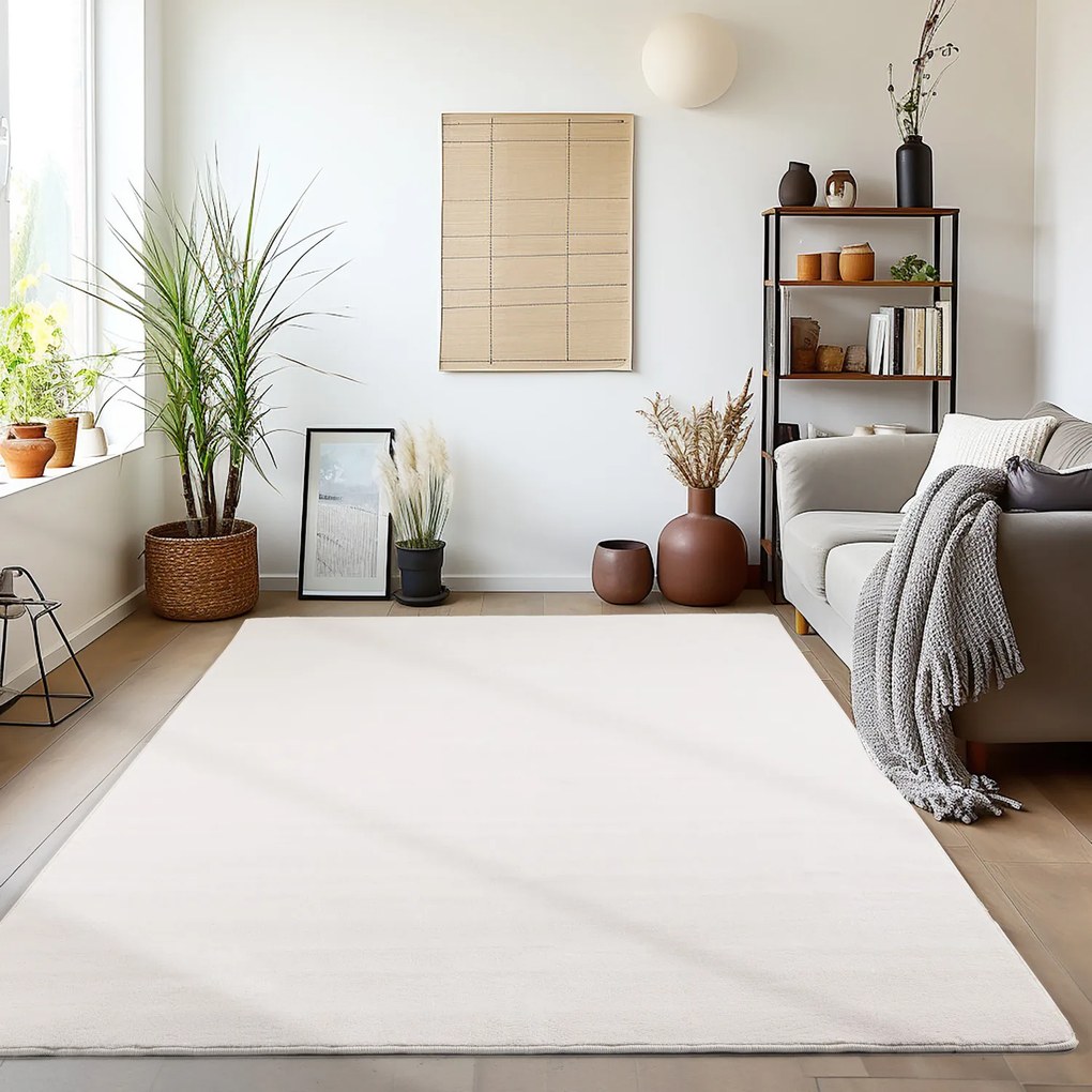 Ayyildiz, Běhoun Sky 5400 Cream, 80x250, béžová, obývací pokoj