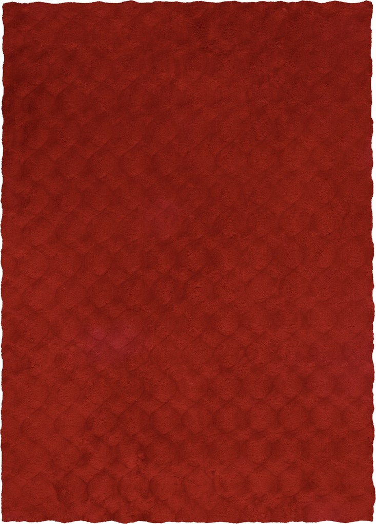 Obsession, Kusový koberec Diamond Cut 800 Red, 200x290, červená, ložnice