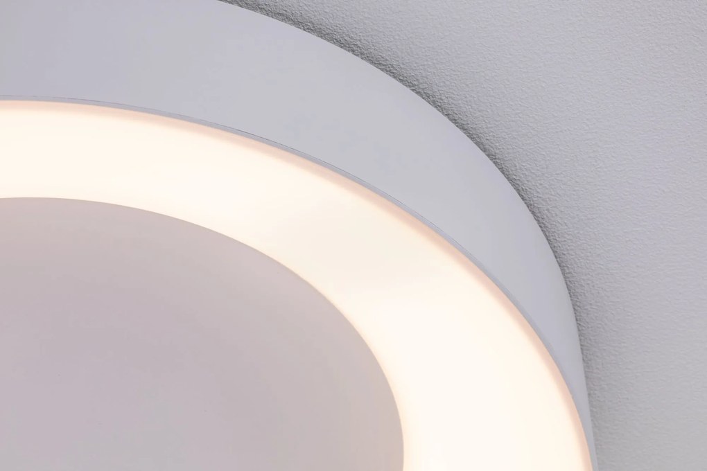 Paulmann 78947 Casca, koupelnové stropní svítidlo LED 23W White Switch, bílá, průměr 40cm, IP44