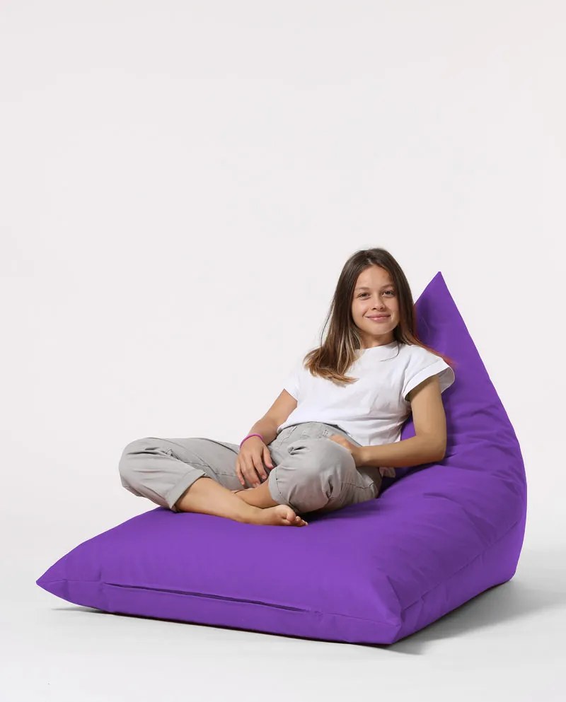 Atelier del Sofa Zahradní sedací vak Pyramid Big Bed Pouf - Purple, Purpurová