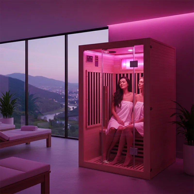 BPS-koupelny Infrasauna Relax HYD-6710 120x105, 2-3 osoby