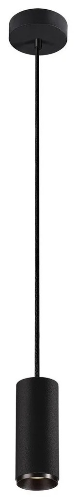 LA 1004164 NUMINOS® PD PHASE S vnitřní LED závěsné svítidlo černá/černá 4000 K 60° - BIG WHITE (SLV)