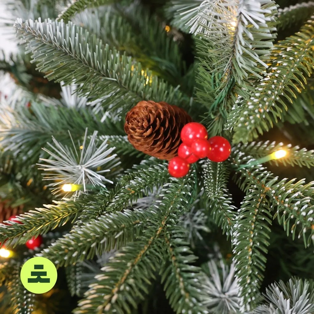 Smrk Zasněžený 510 LED 210 cm