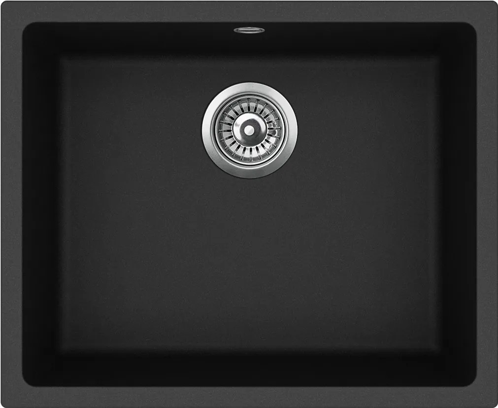 Aquastone LUNO 60 U černá metalická