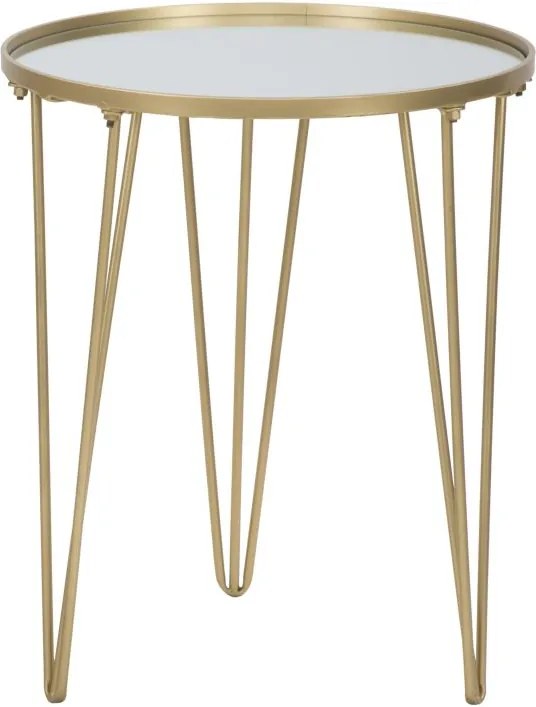 Kulatý odkládací stolek Mauro Ferretti Gori Small 40x49 cm, zlatá