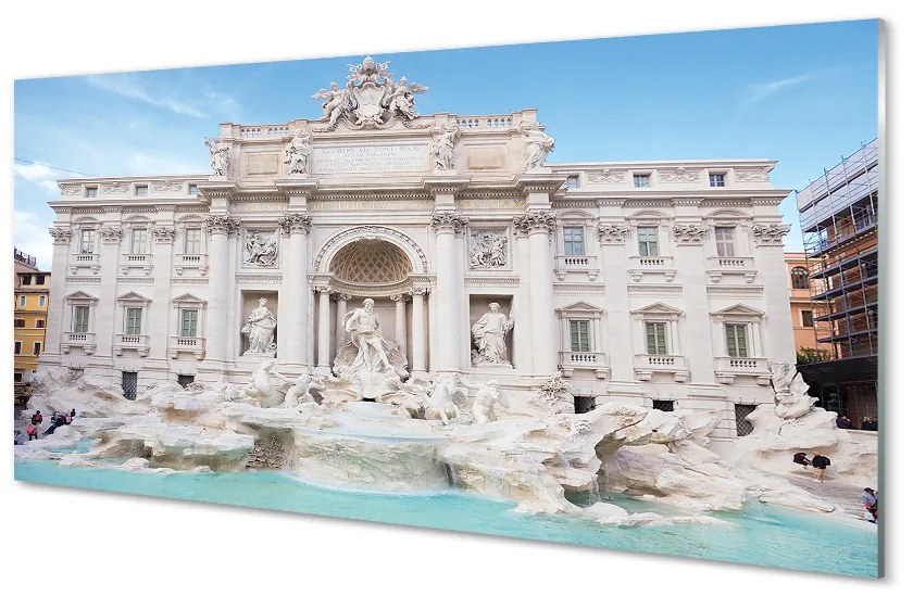 akrylový obraz Katedrála Rome Fountain 125x50 cm