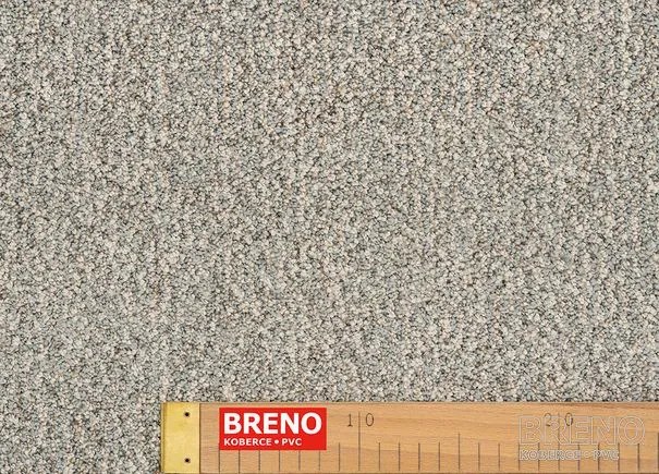 Breno Metrážový koberec ELEGANCE 83590 šedobéžový, šíře 400 cm, Šedá/Béžová