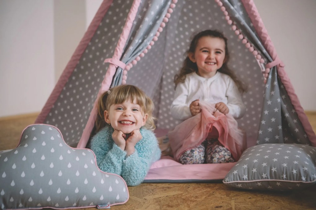 Vigvam design Teepee Stars Pink - mini bez doplňků