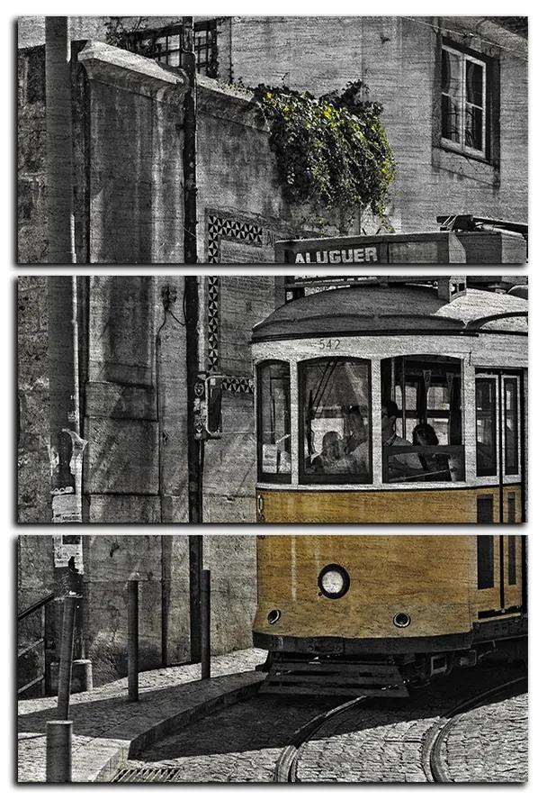 Obraz na plátně - Historická tramvaj  - obdélník 7121QB (90x60 cm  )