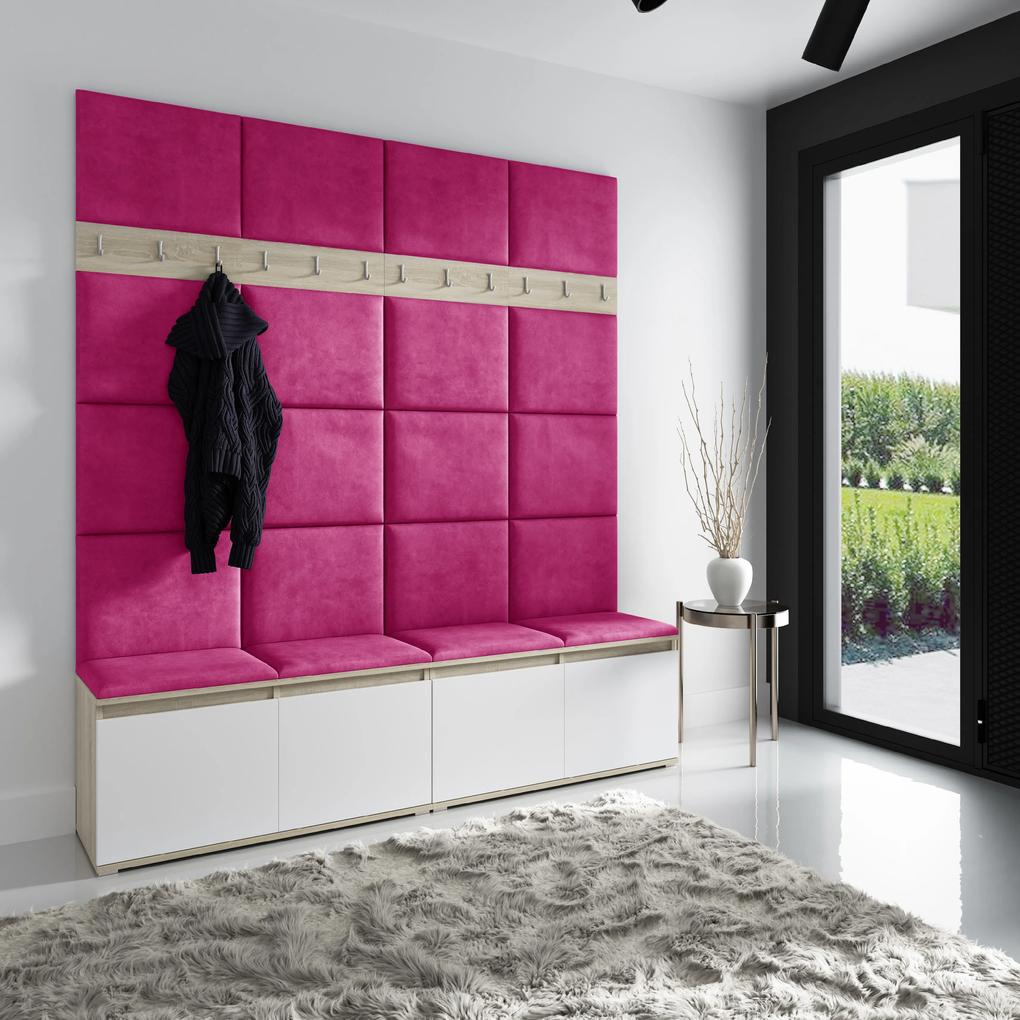 Eka Čalouněný panel Trinity 30 x 30 cm - Růžová 2310