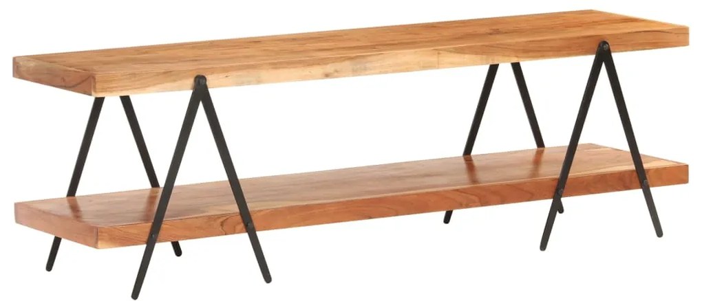 TV stolek 160 x 40 x 50 cm masivní akáciové dřevo 320500