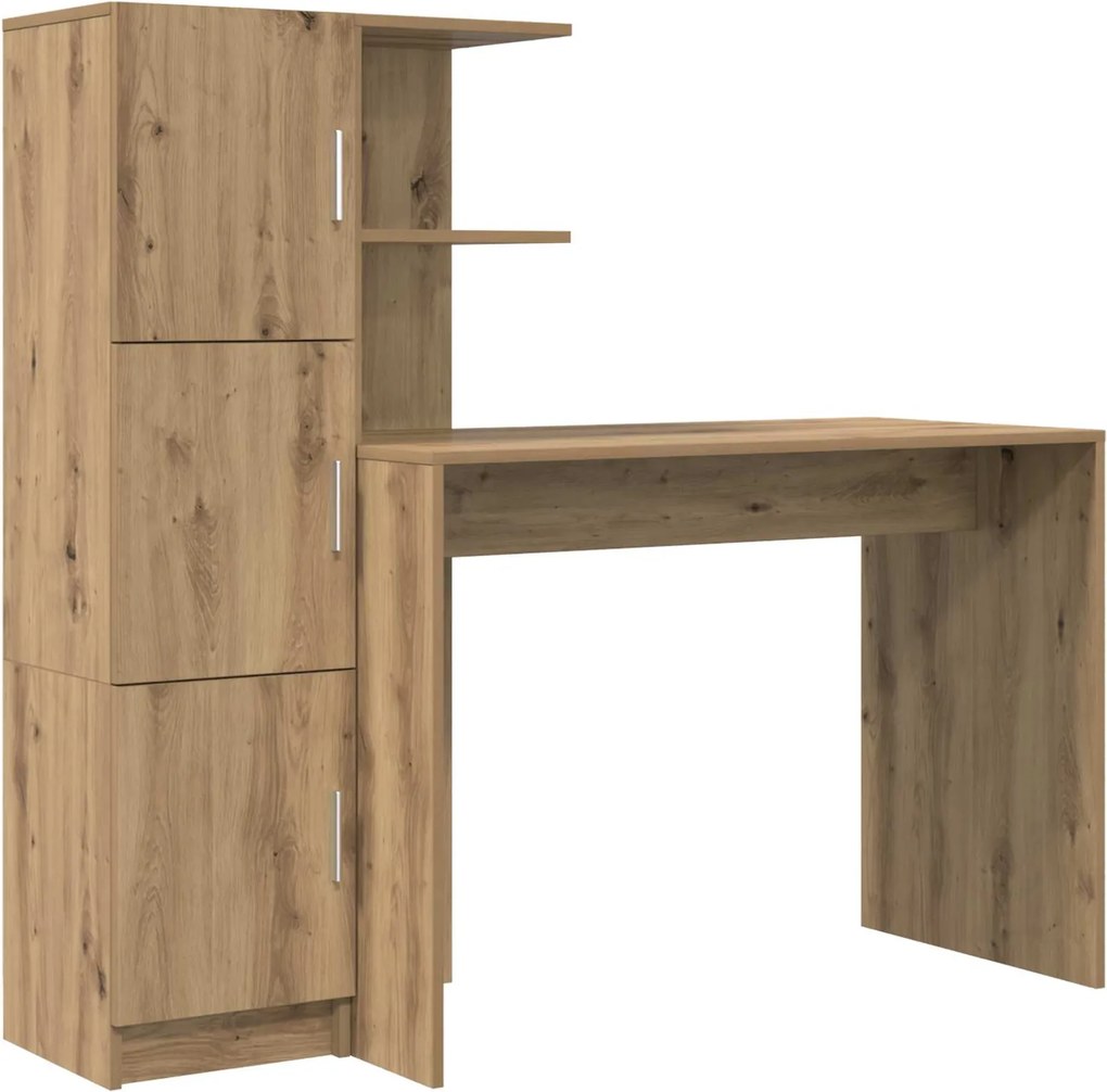 Stůl Artisanový dub 133.5 x 50 x 124 cm 2 ks 3337296