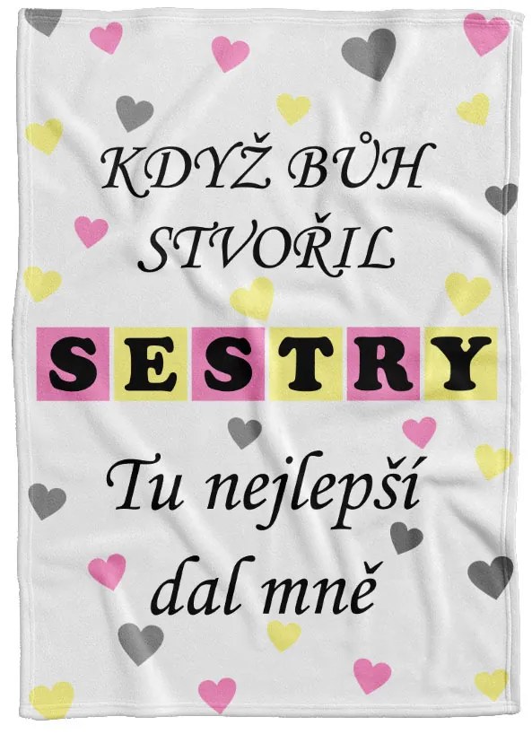 Deka Když bůh stvořil sestry (Podšití beránkem: NE)