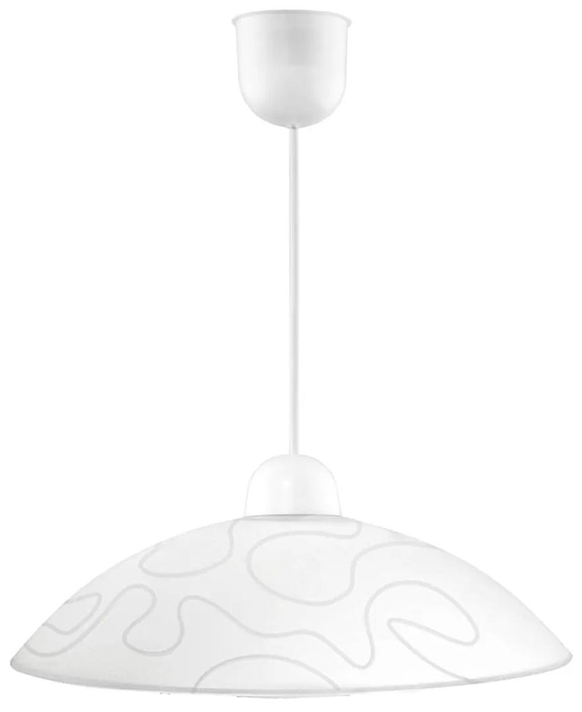 Závěsné moderní osvětlení NOVI LIGURE, 1xE27, 60W, bílé Clx 31-84067
