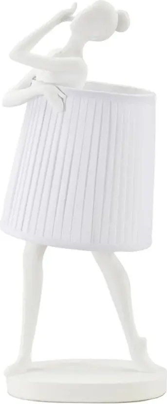 Stolní lampa Ballet 62,5 cm bílá