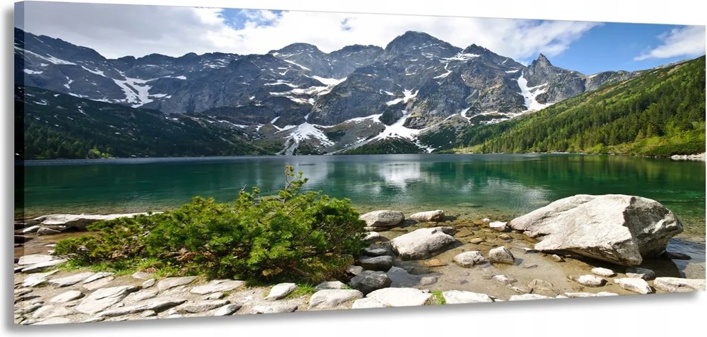 Obraz Panorama Tatry Rybníky 120x60 Na Plátně