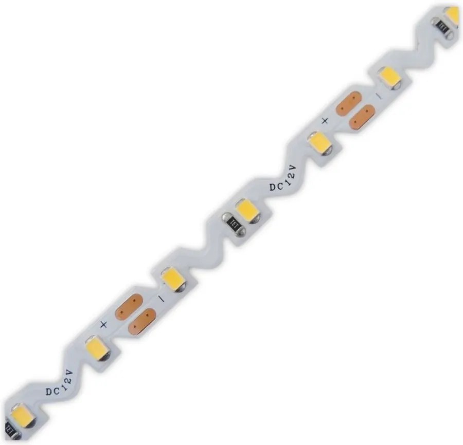 LED pásek OHEBNÝ 8mm 12W/m, PROFI, 12V, IP20, 60LED/m, SMD2835 Barva světla: Neutrální bílá, 4300K